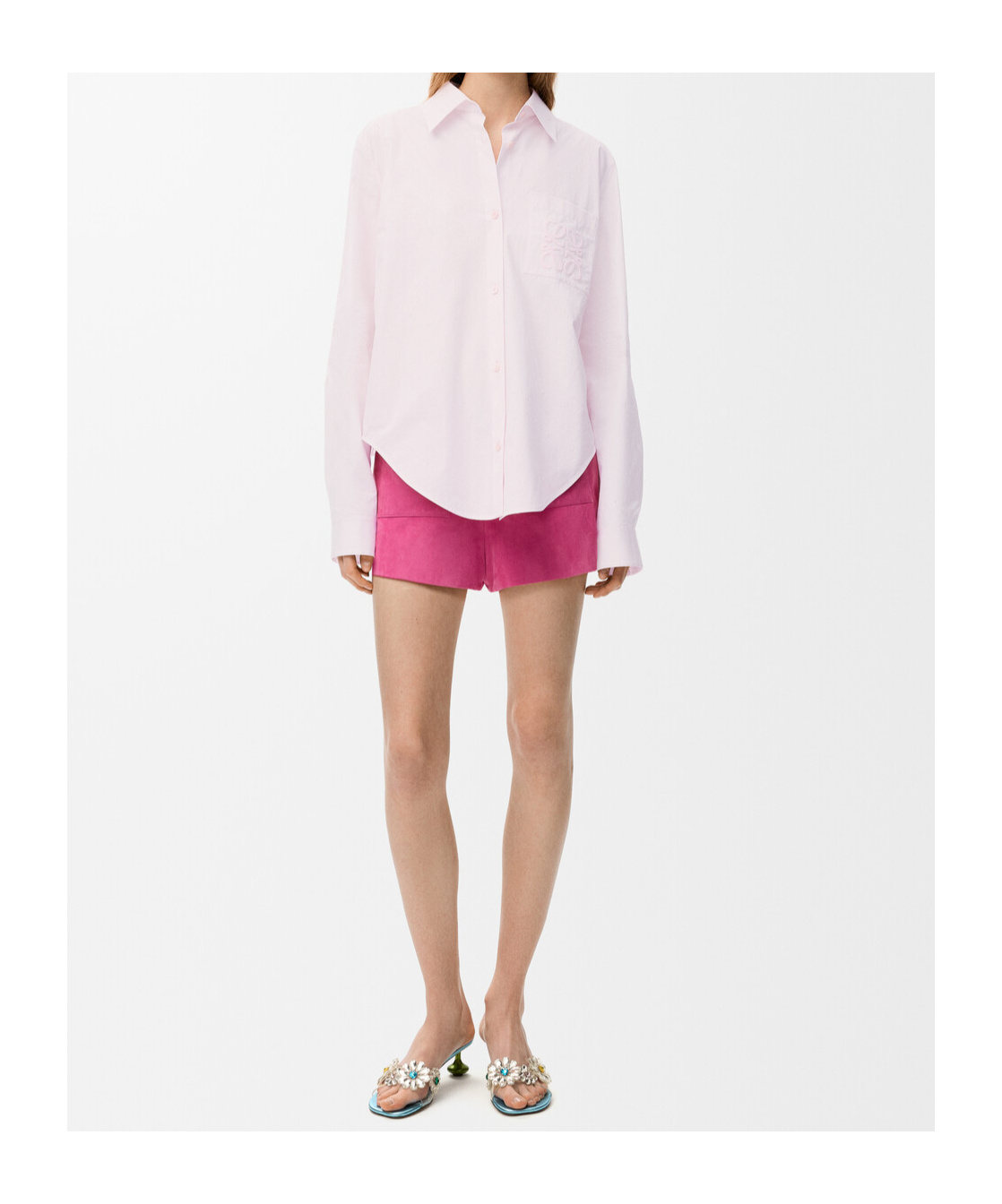 LOEWE Loewe Paula's Ibiza Anagram Embroidered Shirt